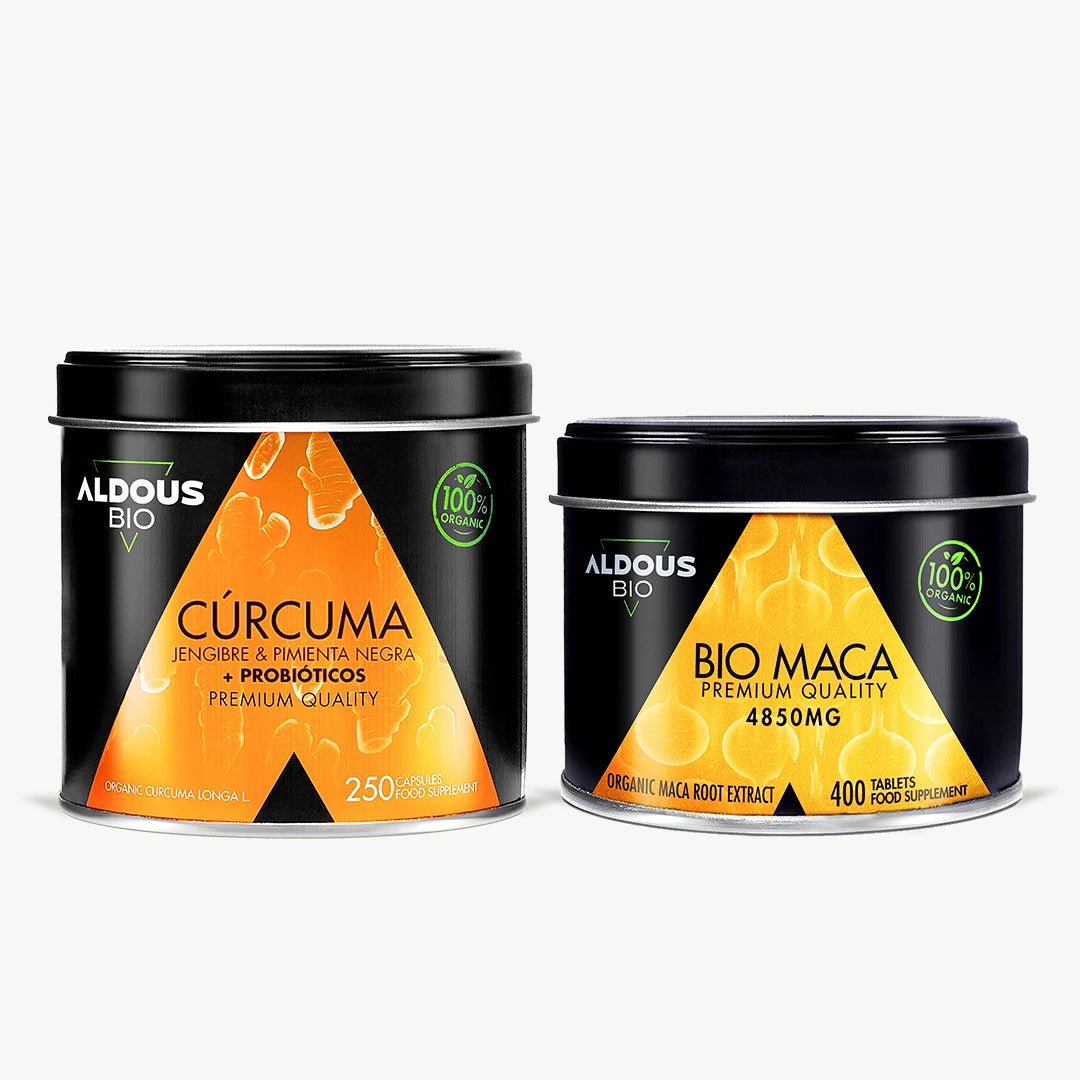 Pack Cúrcuma Ecológica + Maca Ecológica | Aldous Bio